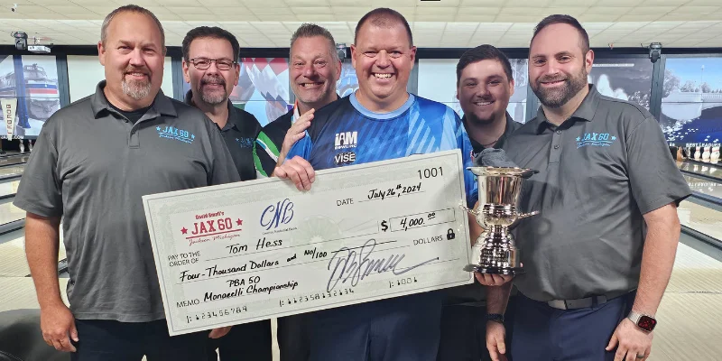 11thframe.com - Slump breaker? Tom Hess wins 2024 PBA50 Monacelli Championship for eighth PBA50 ...