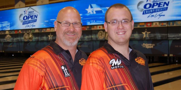 11thframe.com - Doug Kent, son Jacob Kent and teammates Chris Bardol ...